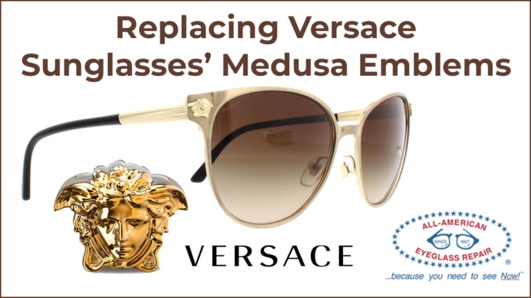 Replacing the Medusa Emblem on Versace Sunglasses